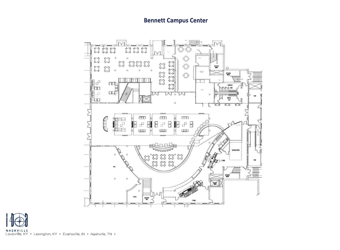 Updated main level of Bennett Campus Center will seat 100 more people ...
